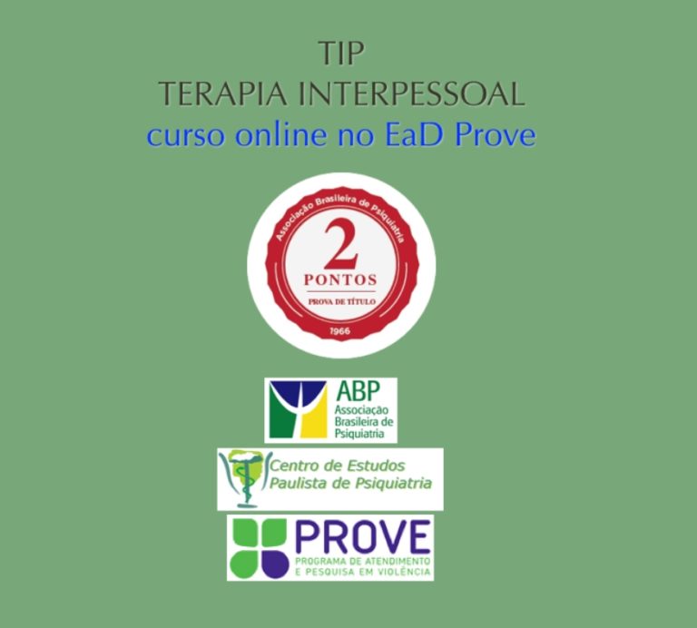 Terapia Interpessoal (TIP) – PROVE